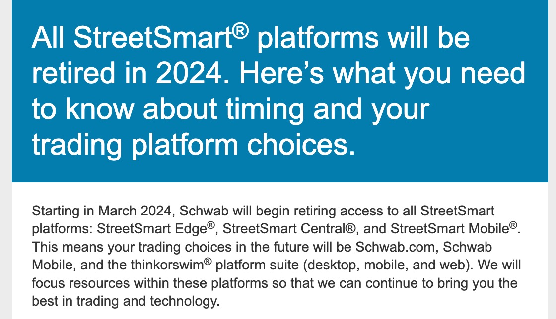Streetsmart Is Dead, Long Live ThinkorSwim – Plan and Trade